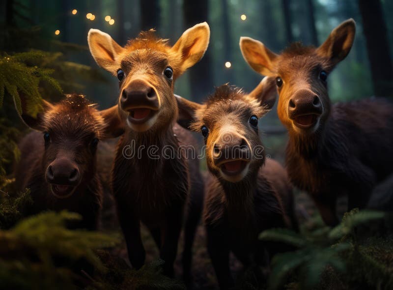 Moose Calf Stock Illustrations – 98 Moose Calf Stock Illustrations ...