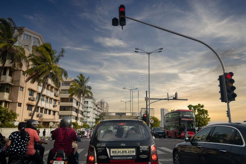 Group of Motorcycle Riders Driving through the Bustling Streets of ...