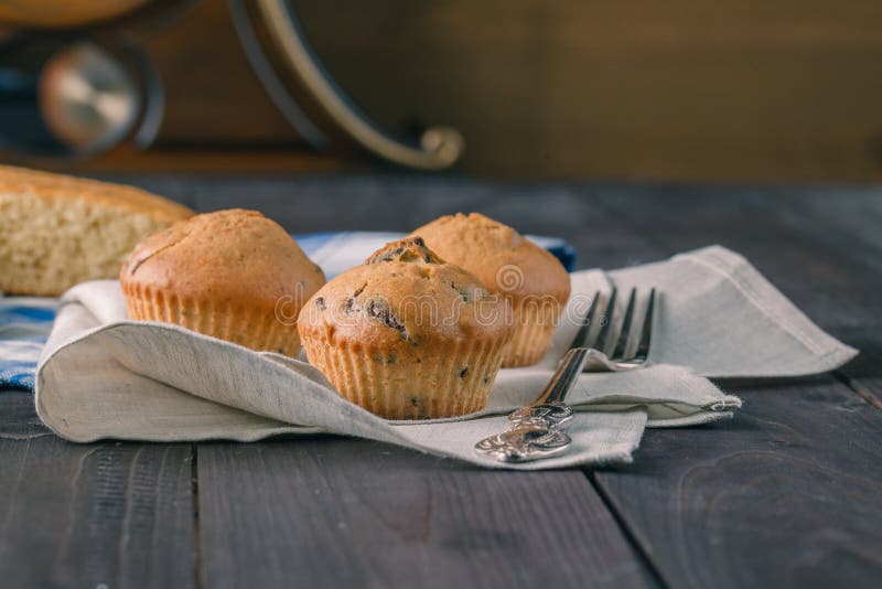 Group of muffins on table stock image. Image of cupcake - 71185695