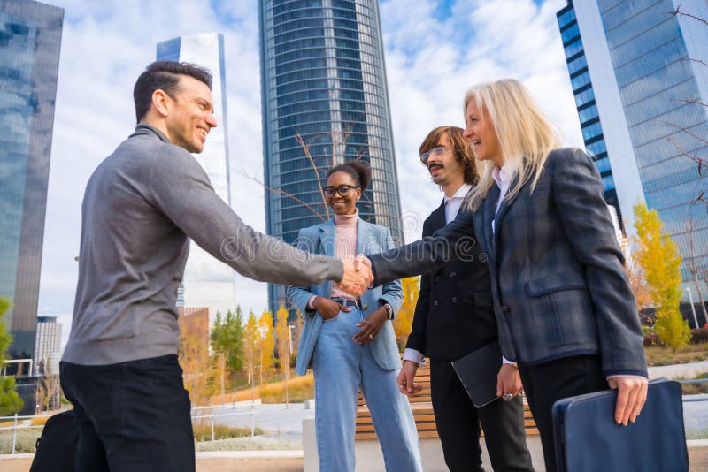 Group Introducing Each Other Stock Photos - Free & Royalty-Free Stock ...