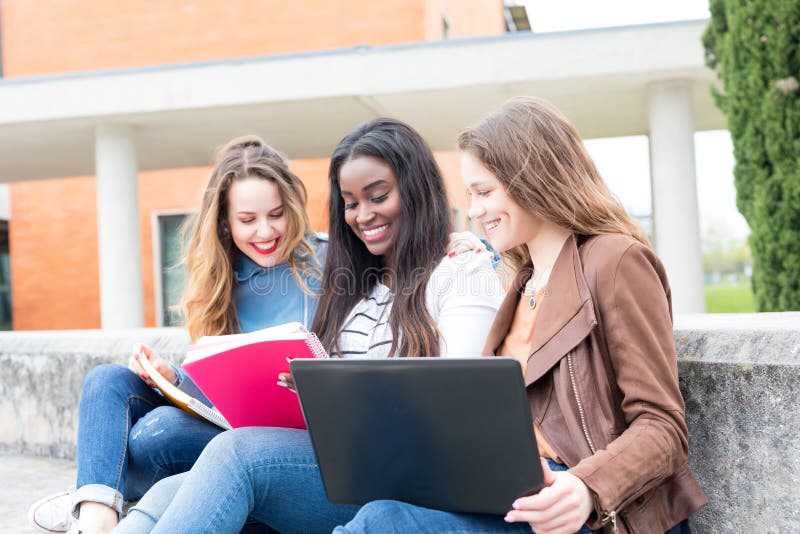Another Day at the University! Stock Image - Image of education, pretty ...