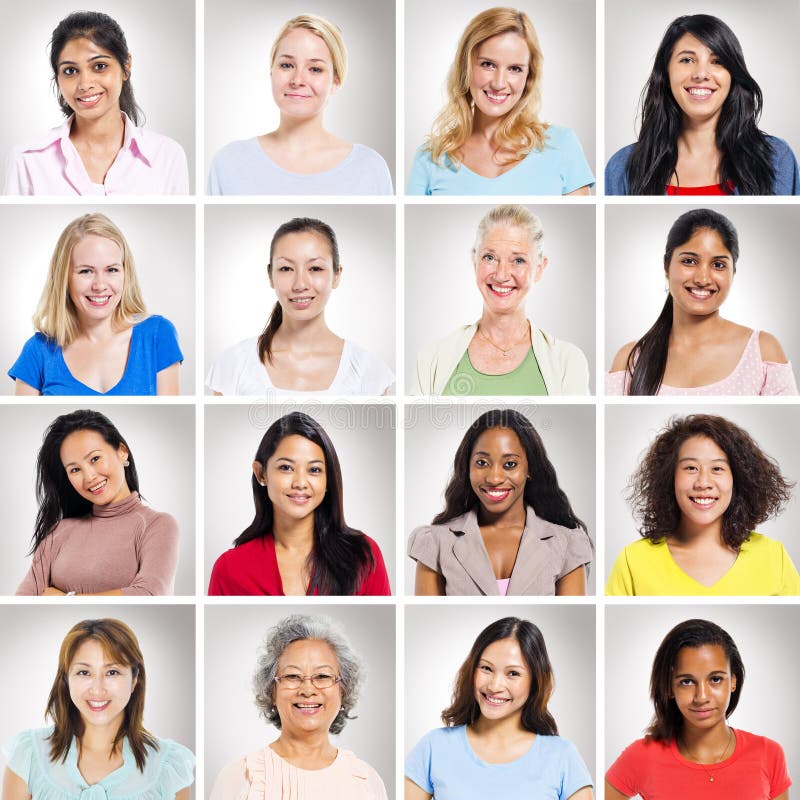 Group of Multi-Ethnics People Stock Image - Image of human, cheerful ...