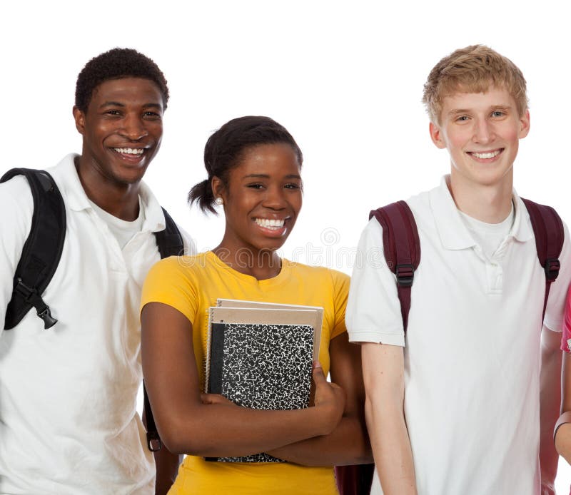 Multicultural College Students Stock Photo - Image of class, break ...