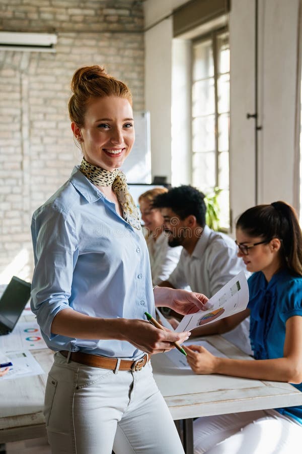Group of Multiethnic Business People Working at the Office. Startup ...