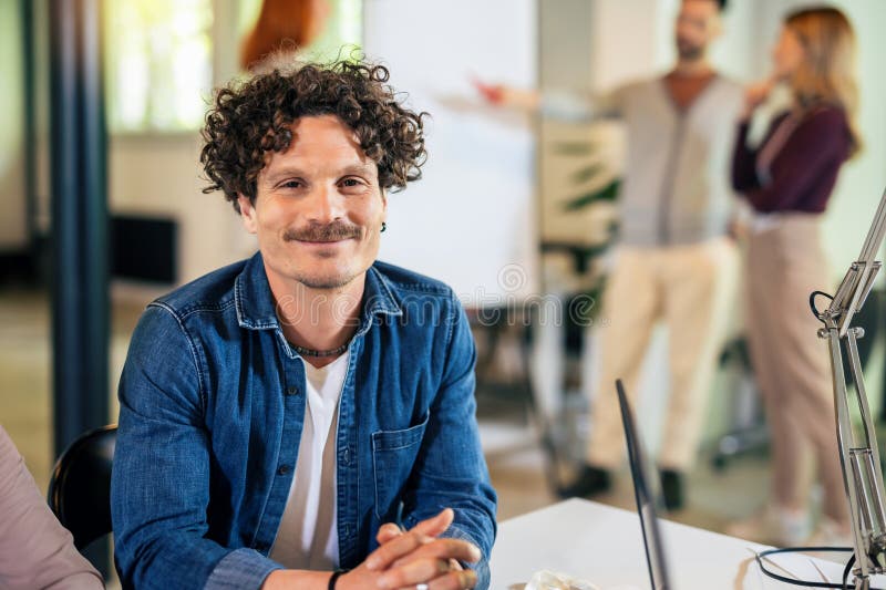 Group of Multiethnic Business People Working Together in the Office ...