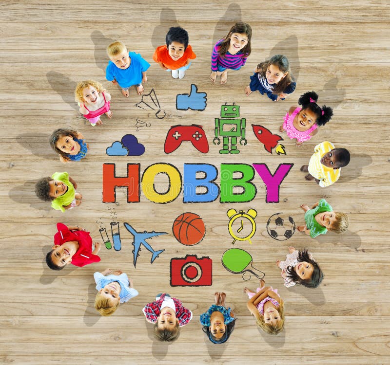 Group of Multiethnic Children with Hobby Stock Photo - Image of kids ...