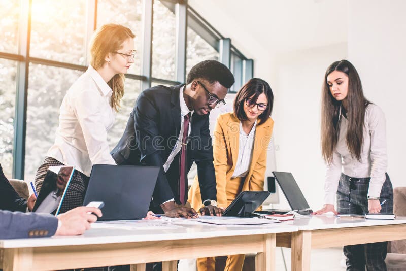 Group of Multiethnic Diverse Busy Business People Concept Stock Image ...