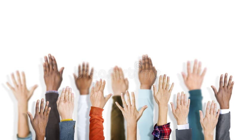 Group of Multiethnic Diverse Hands Raised Stock Image - Image of white ... Group of Multiethnic Diverse Hands Raised Stock Image - Image of white ...