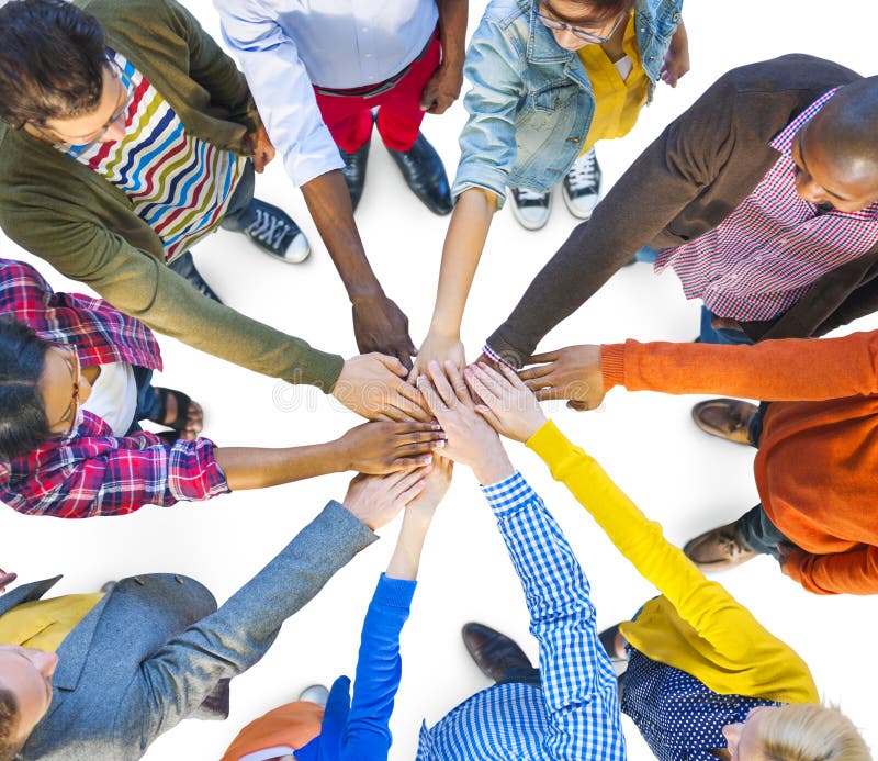 Group of Multiethnic Diverse People Teamwork Stock Image - Image of ...