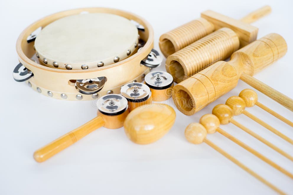 A Group of Musical Instruments Stock Image - Image of metal, audio ...