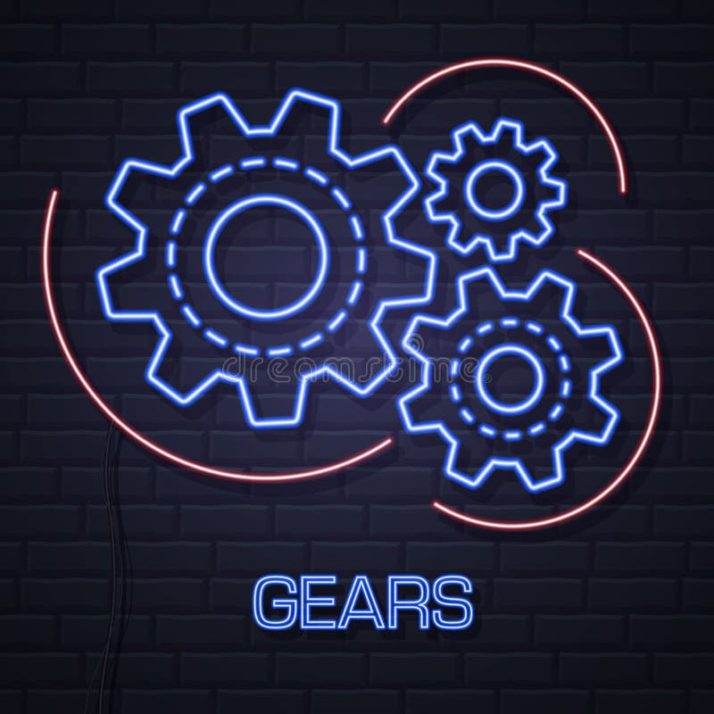 Neon Gears Stock Illustrations – 1,495 Neon Gears Stock Illustrations ...