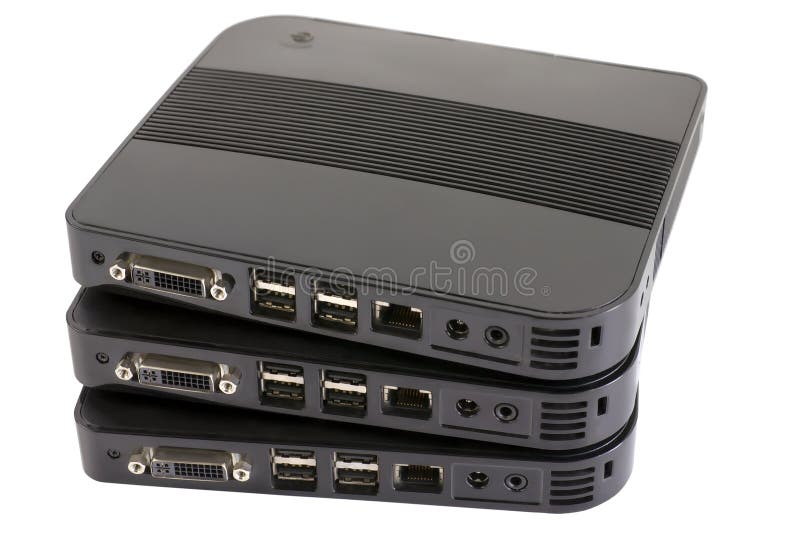 Group of nettop computers stock photo. Image of power - 71929440