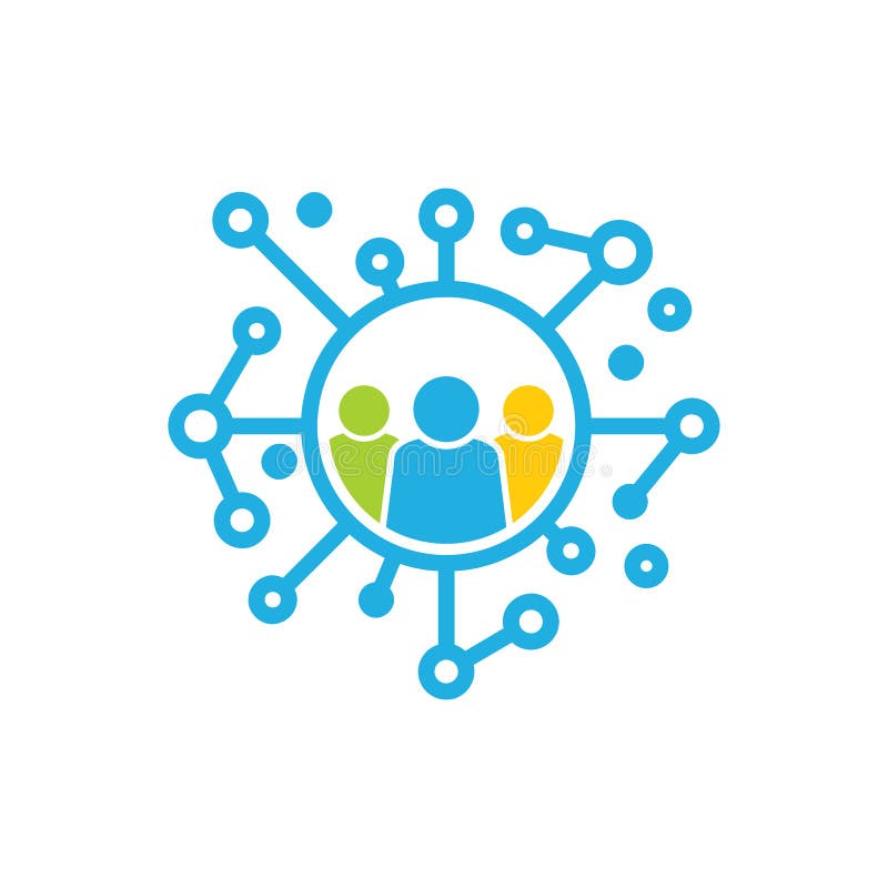 Group Network Logo Icon Design Stock Vector - Illustration of modern ...