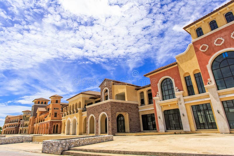 Group Of Buildings In Bangkok, Thailand Stock Photo - Image of ...