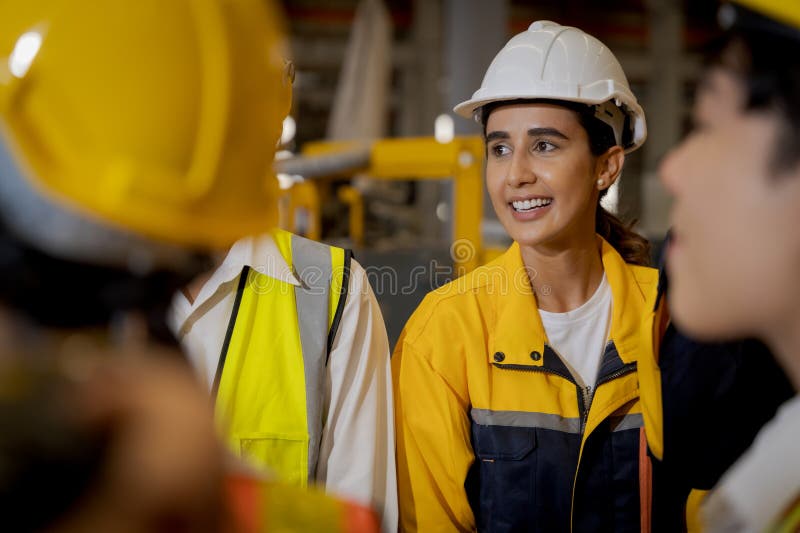 Group New Generation of Engineers in a Metal Sheet Factory. Studying ...