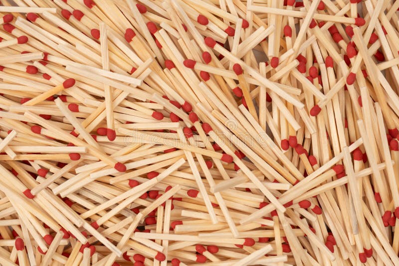 Group of New Matchsticks As a Background Stock Image - Image of macro ...