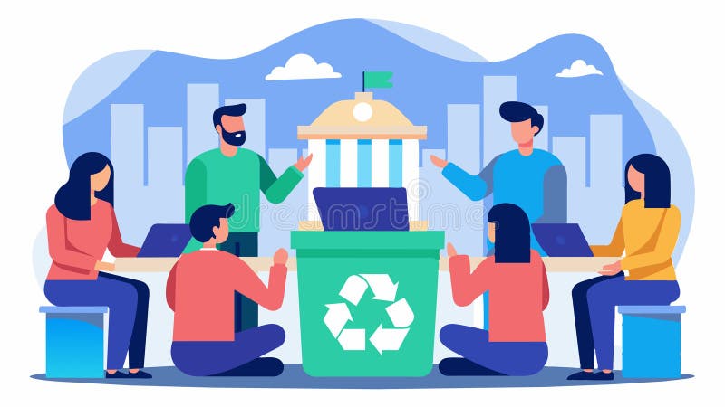 A Group of Newly Elected Local Representatives Sit in a Government ...