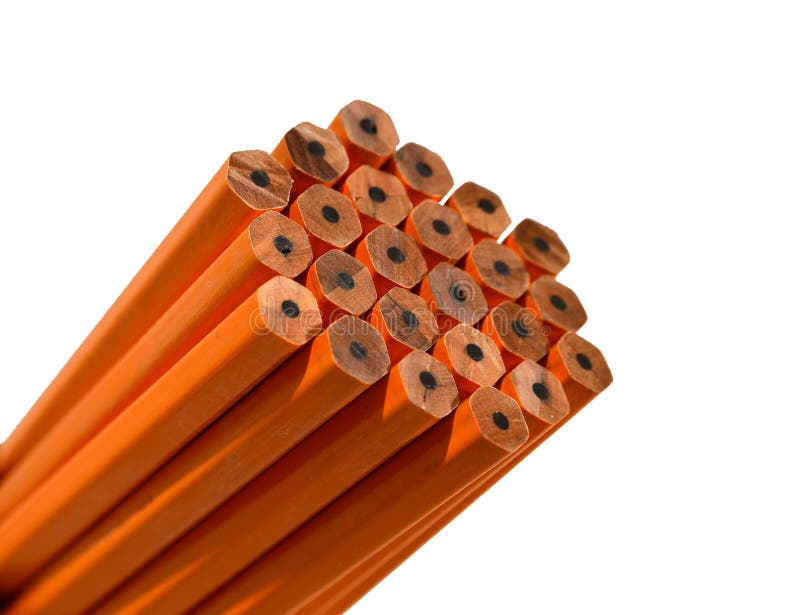 Number 2 Pencils and Erasers Stock Photo - Image of study, eraser ...