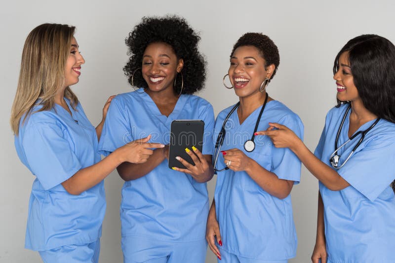 Group of Nurses stock image. Image of nurses, nurse - 118728855