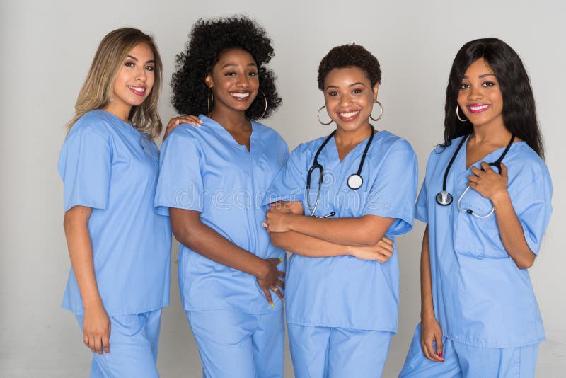 Group of Nurses stock photo. Image of minority, care - 118728850