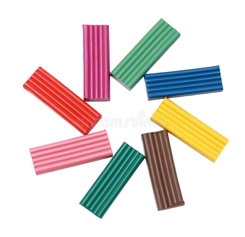 Plasticine Red Car Isolated on White Background Stock Photo - Image of ...