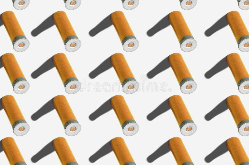 Weapon. Shotgun Concept. Black Shotgun and Ammunition Stock Photo ...