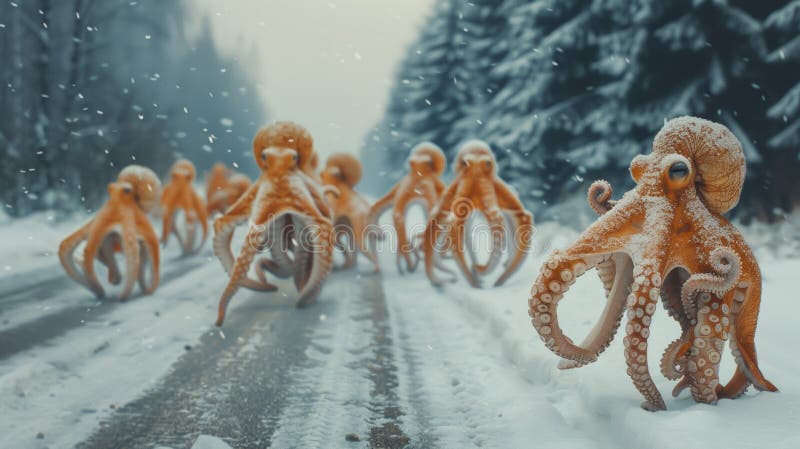 165 Octopus Walking Stock Photos - Free & Royalty-Free Stock Photos ...