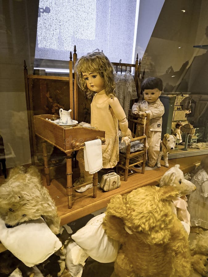 Group of old vintage toys stock image. Image of childhood - 347270879