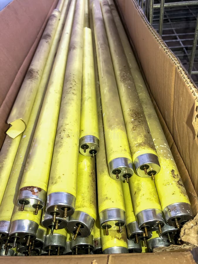 Broken Bulbs in a Landfill of Waste Stock Image - Image of turn ...