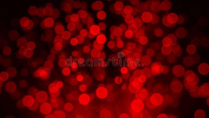 Bundle of Optic Fibers in Red Light Stock Photo - Image of glow ...