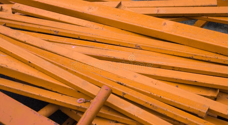 Group of Orange Steel Rod Background Stock Photo - Image of iron ...