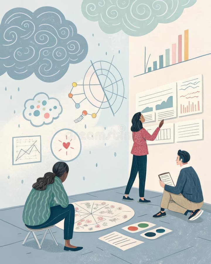 A Group Participating in a Workshop Learning about Cognitivebehavioral ...