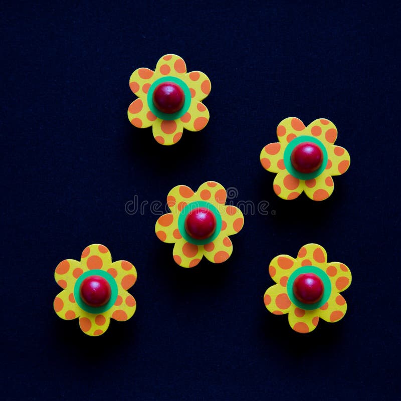 Group, Pattern, Yellow Toy Flower Stock Image - Image of shape, concept ...