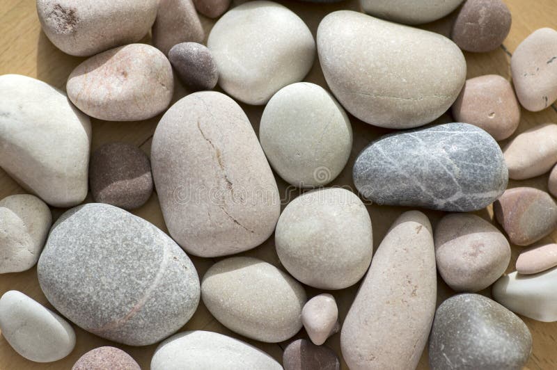 Group of Pebbles in One Layer, Simple Stones Background Stock Photo ...