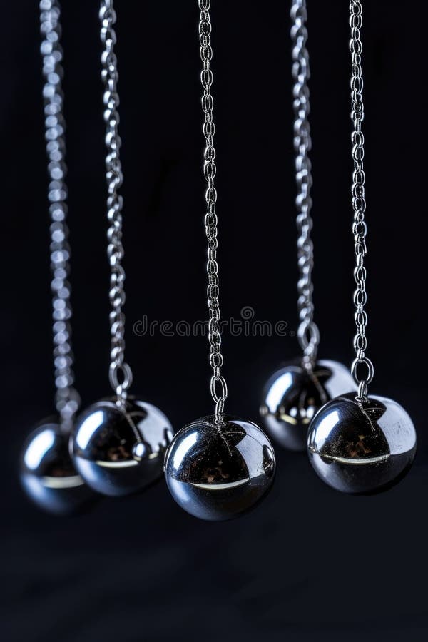 A Group of Pendulums Hanging from a Chain. Perfect for Physics and ...