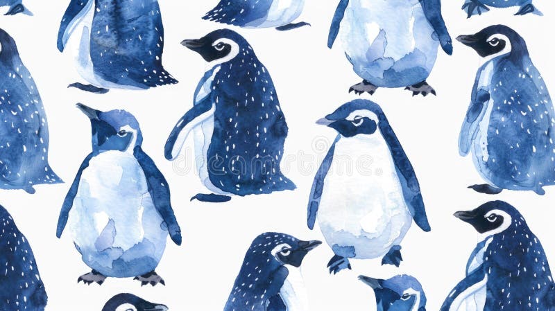 A Group of Penguins Standing Next To Each Other. Suitable for Various ...