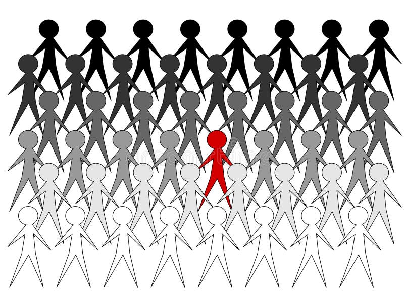 Exclusion stock illustration. Illustration of group, rumors - 4954971