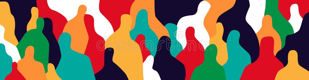 Group of People Abstract Vector Illustration ,design Element Stock ...