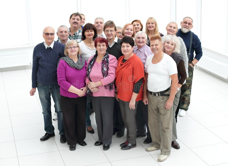 Group of People Aged Full Height Stock Photo - Image of leisure, happy ...