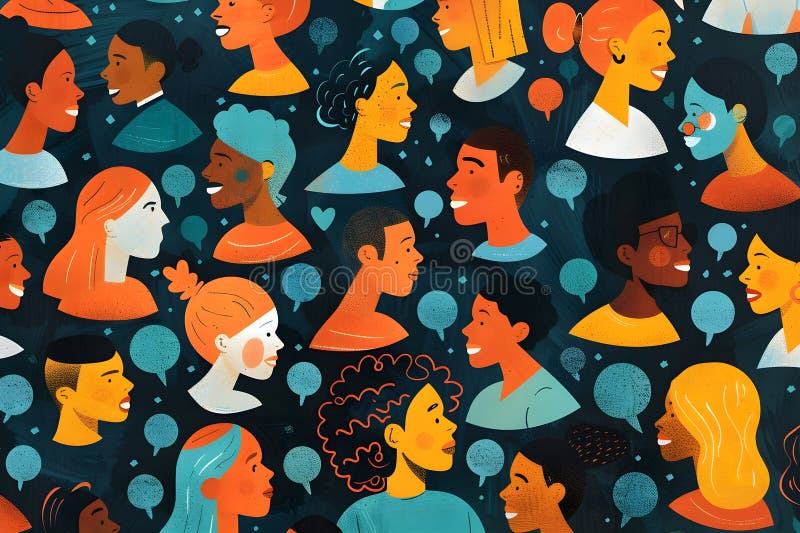 Group Cartoon All Ages Stock Illustrations – 63 Group Cartoon All Ages ...