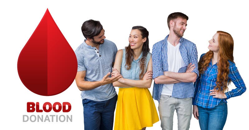 Group of People and Blood Donation Concept Stock Photo - Image of ...