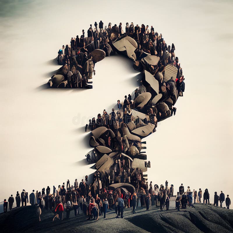 Question Mark in the Hand, Looking for an Answer, Searching for ...