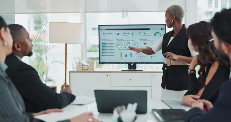 Business Meeting, Talking and Employees Planning with Collaboration for ...