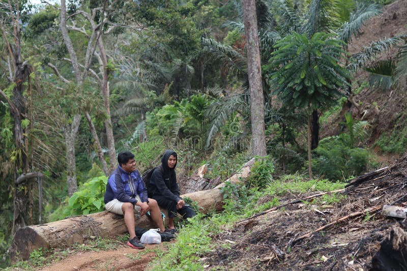 A Group of People Camping Together in Nature Editorial Stock Photo ...
