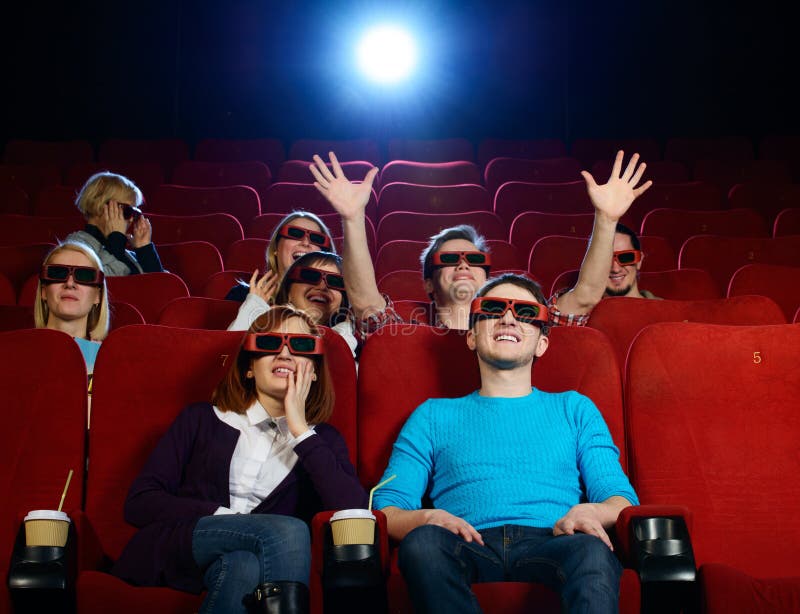 People Watch Movies in Cinema Stock Image - Image of lifestyles, film ...