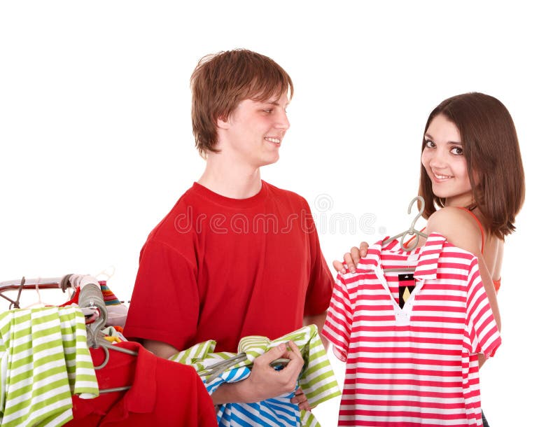 Group People in Clothing Shop. Stock Photo - Image of friend, happiness ...