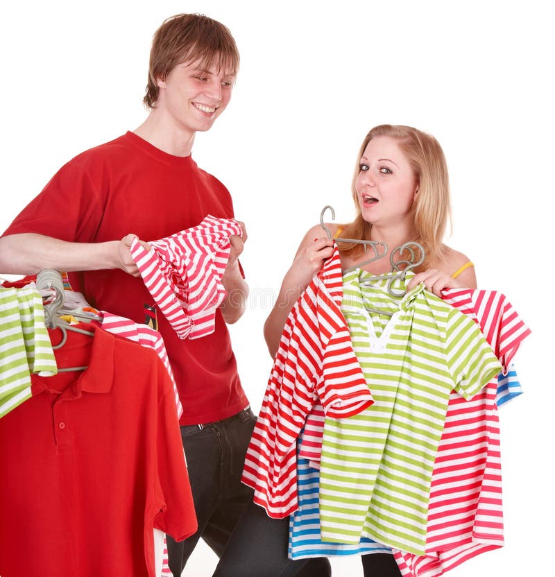 Group People in Clothing Shop. Stock Image - Image of fashion, friend ...