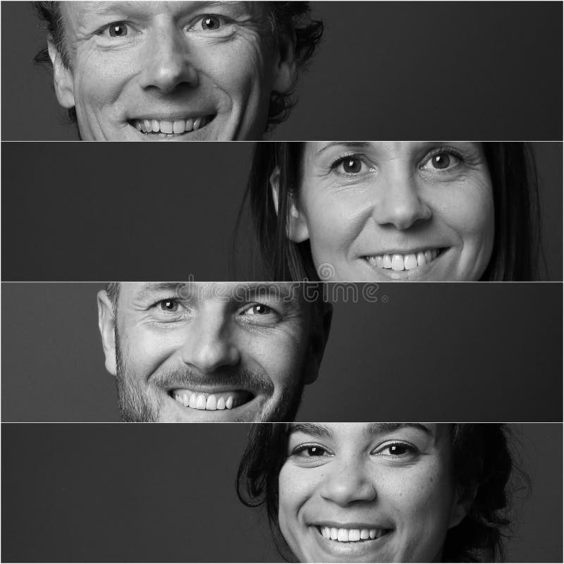 Group of People in a Collage Stock Photo - Image of awakening, pleasure ...