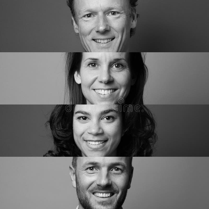 Group of People in a Collage Stock Image - Image of male, enjoying ...