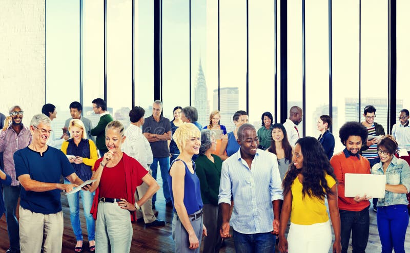 Group People Community Diversity Talking Interaction Concept Stock ...